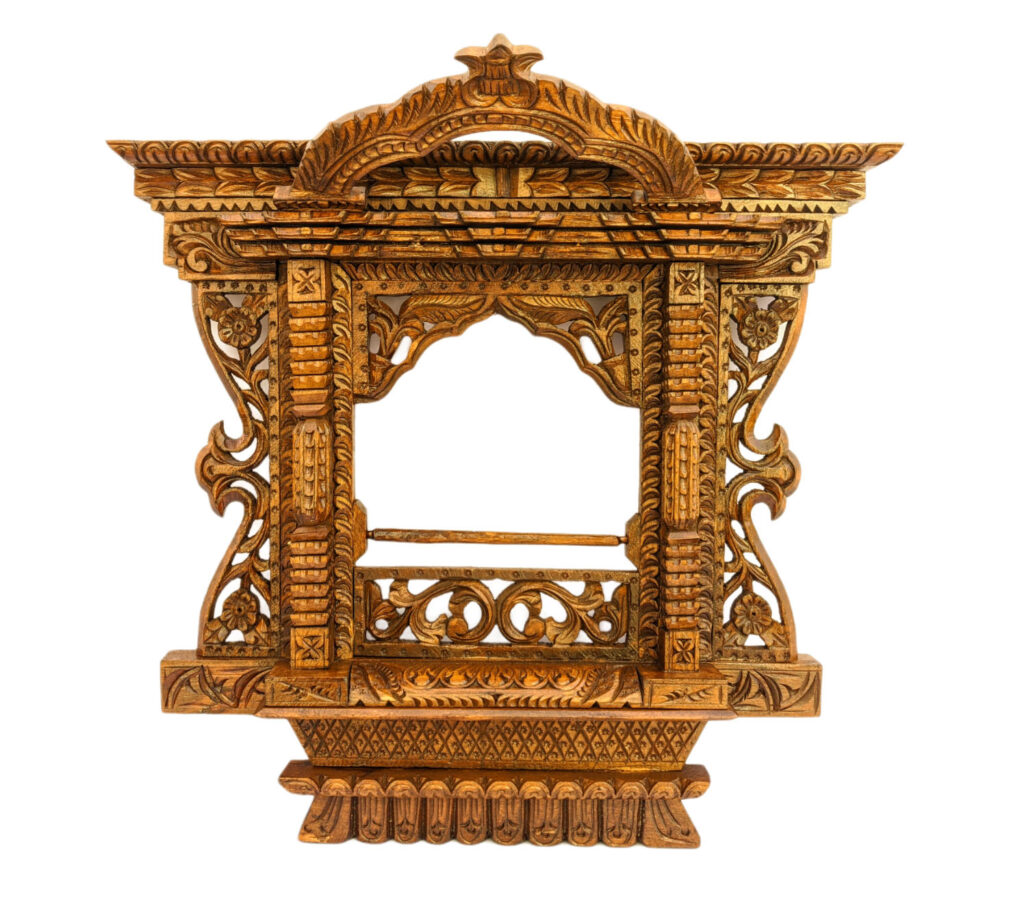 Tolan Kumari Photo Frame - Newa Wood Carving Industry